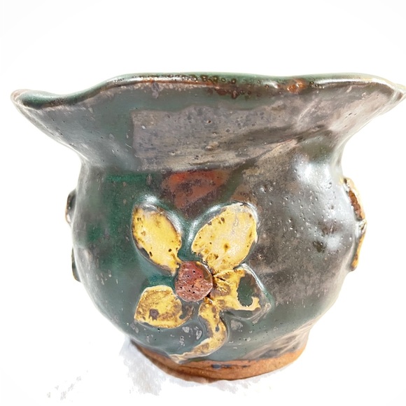 Accents | Vintage Original Pottery Pot Vase Signed | Poshmark